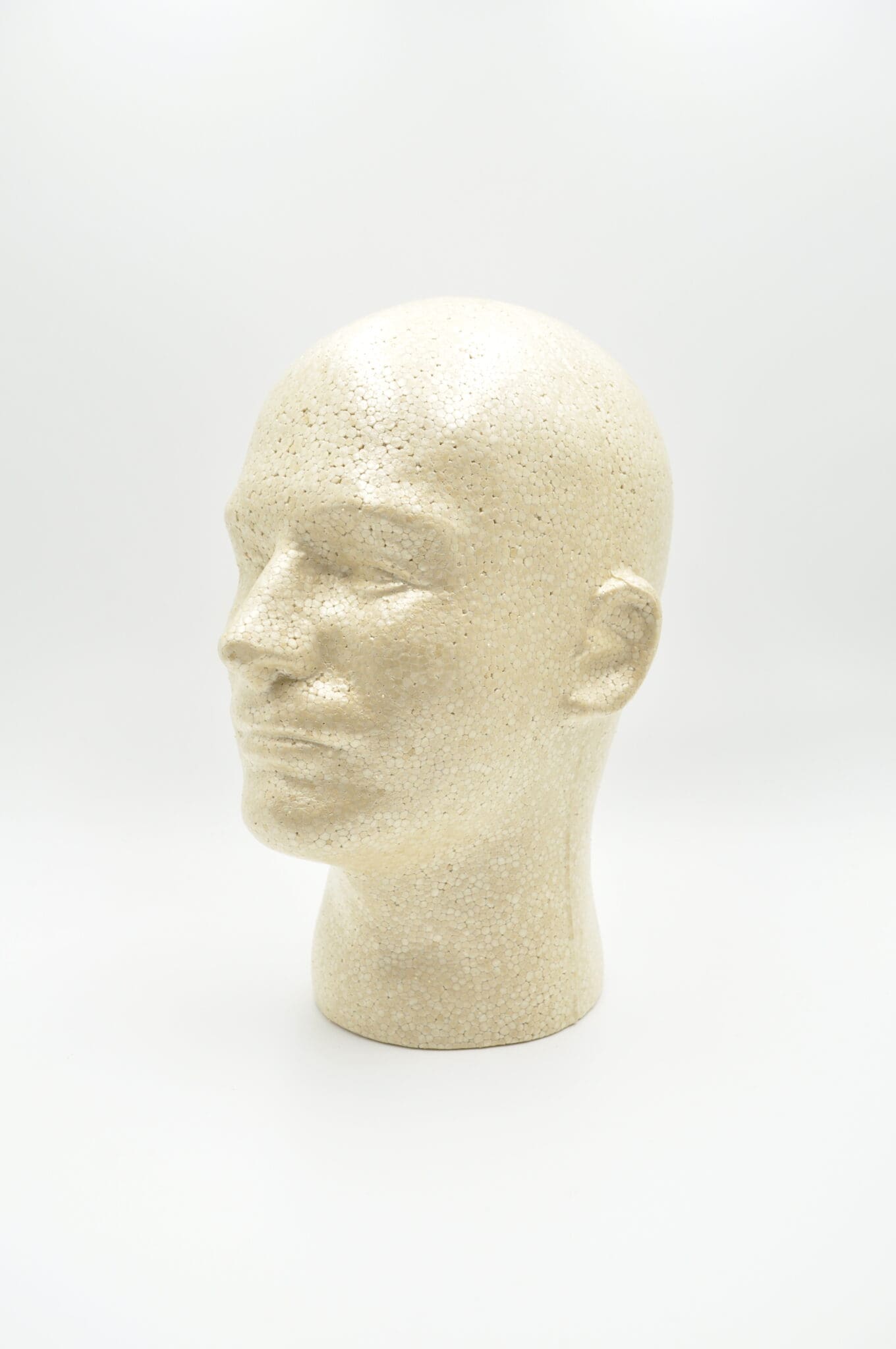 Hairess Male Styrofoam Styling Head, Gold - Treat Project B.V.