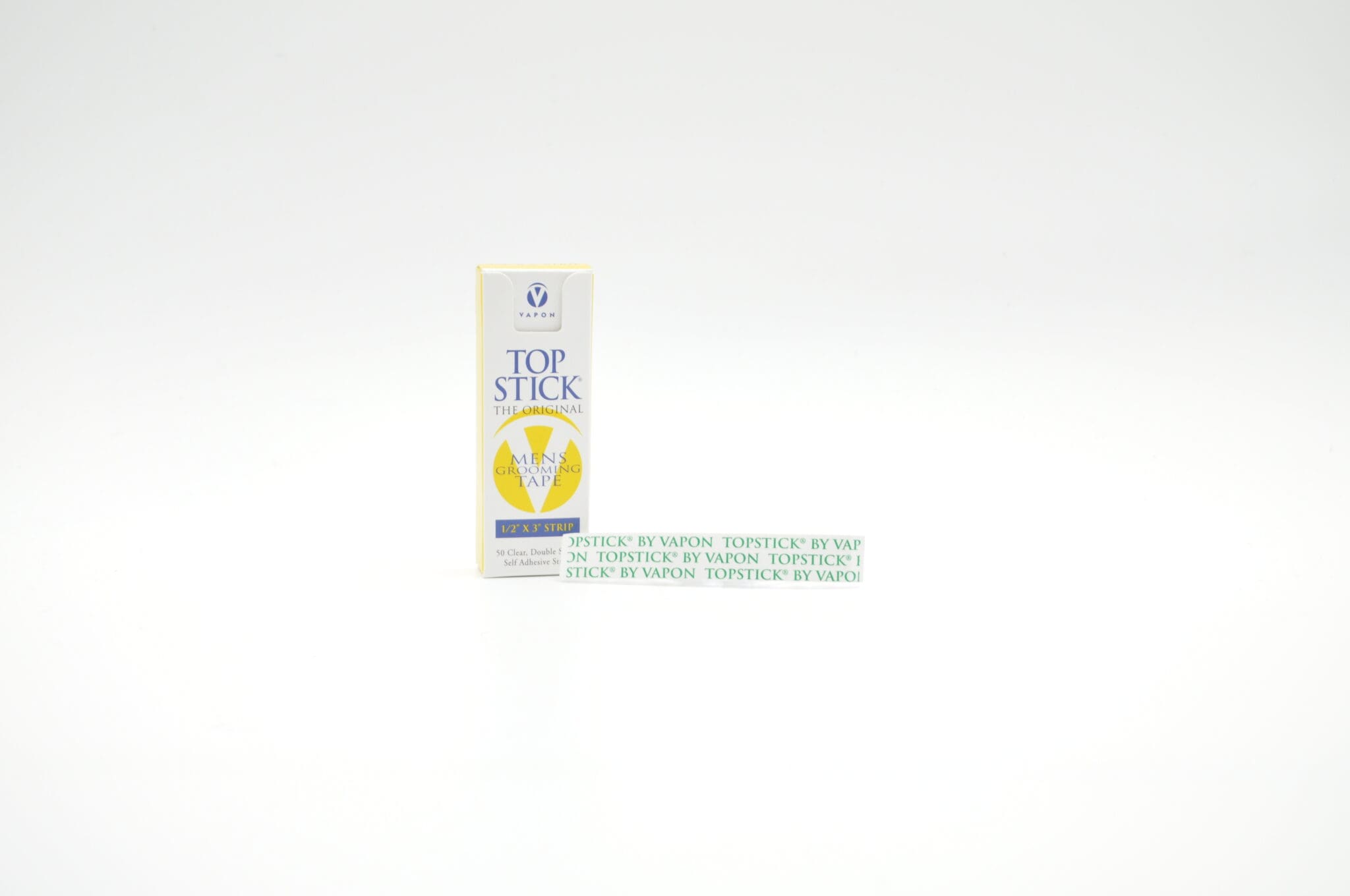 Vapon Topstick Tape Strips, 1/2 inch x 3 inch (2.5cm x 7.5cm) - Treat ...